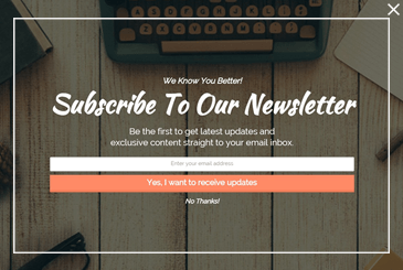 Popup Designs - Examples of Effective Pop Up Designs