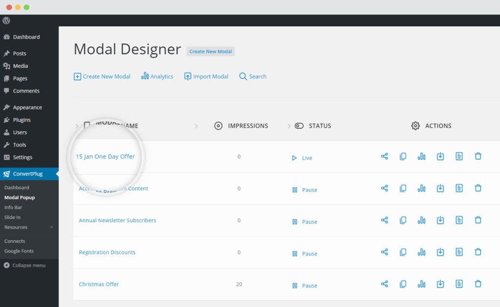 How to Trigger a Modal with a Shortcode? - ConvertPlus